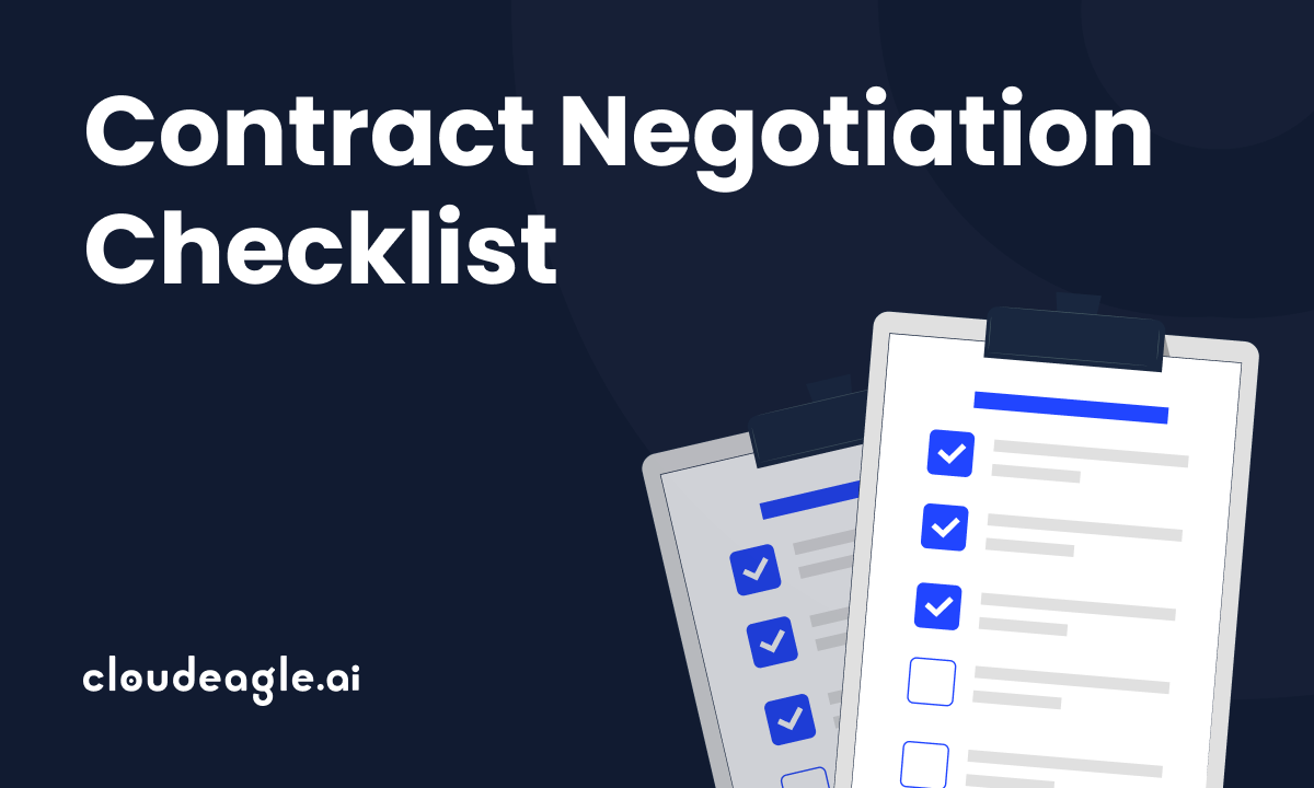 How to Ace Your Negotiations: SaaS Contract Negotiation Checklist | CloudEagle